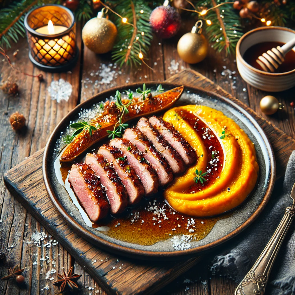 🎄 Recette de Noël : Magret de canard aux épices et purée de patates ...